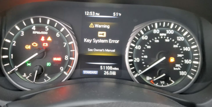 Key System Error Nissan Altima 2019 - Problem Solved