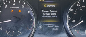 Nissan Rogue Chassis Control System Error - Problem Solved